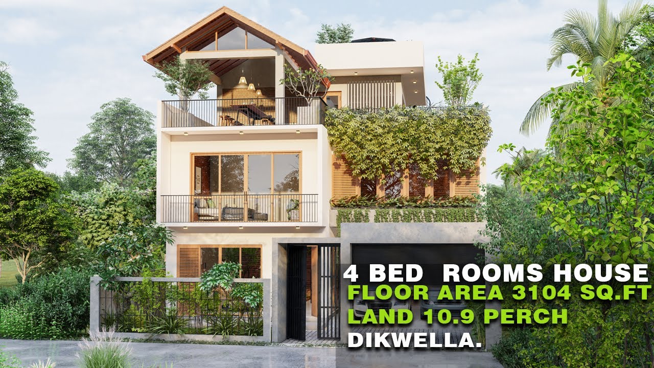Modern house design in Sri Lanka | 4 Bed Rooms | 10 Perch Land | 2023 ...