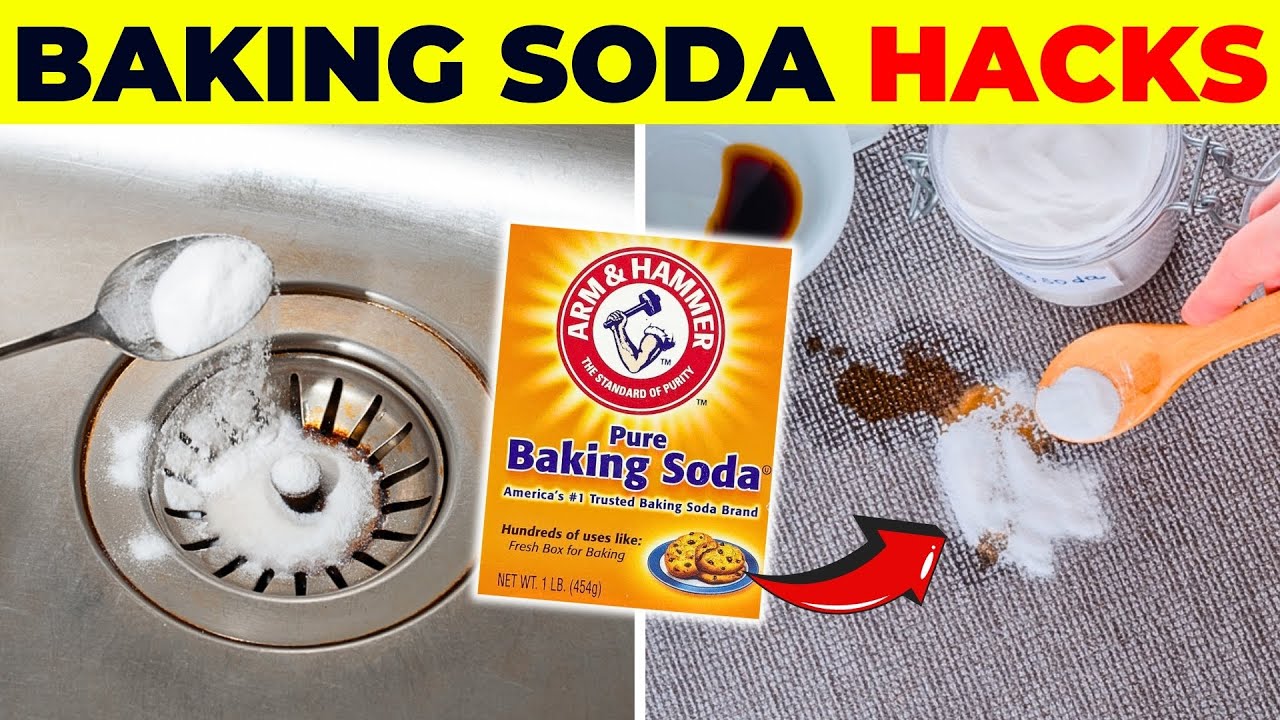 9 Life Changing Baking Soda Hacks You Won't Believe Actually Work! - YouTube