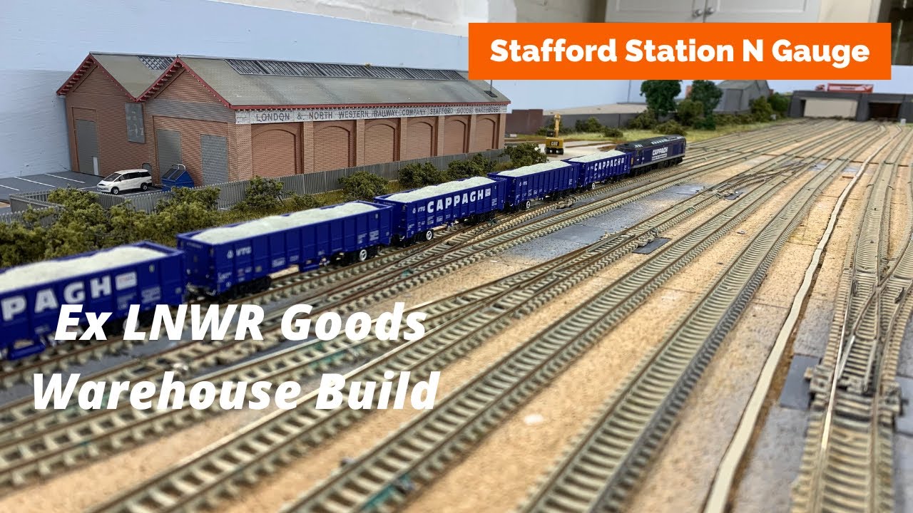 N Gauge Layout Update Ex LNWR Warehouse build using a 3d Printer - YouTube