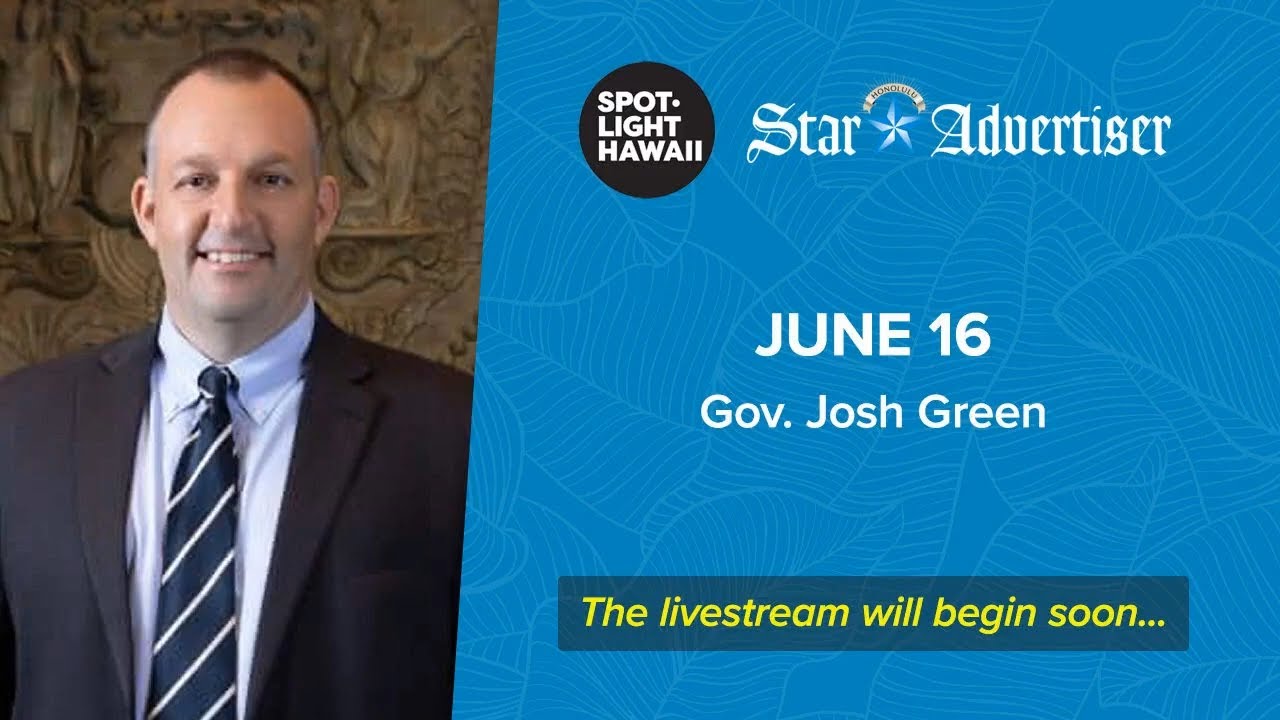 Gov. Josh Green joins Spotlight Hawaii - YouTube