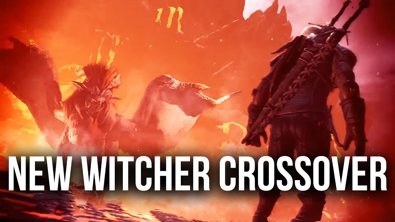 The Witcher NEW Geralt of Rivia Crossover with Monster Hunter World ...