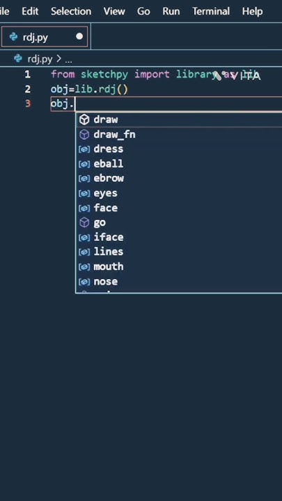 Dra RDJ || using python. @mindblowing4444 - YouTube