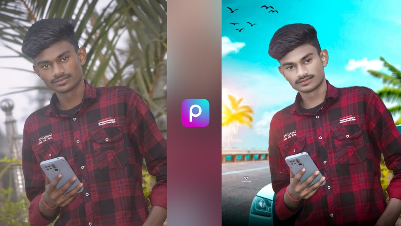 Picsart Realistic Background Change Photo Manipulation 🔥 || Picsart Background change photo ...