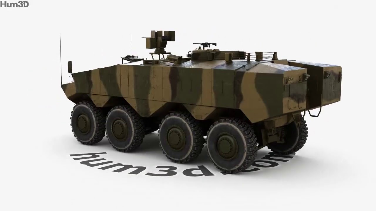 Eitan AFV 3D model by Hum3D.com - YouTube