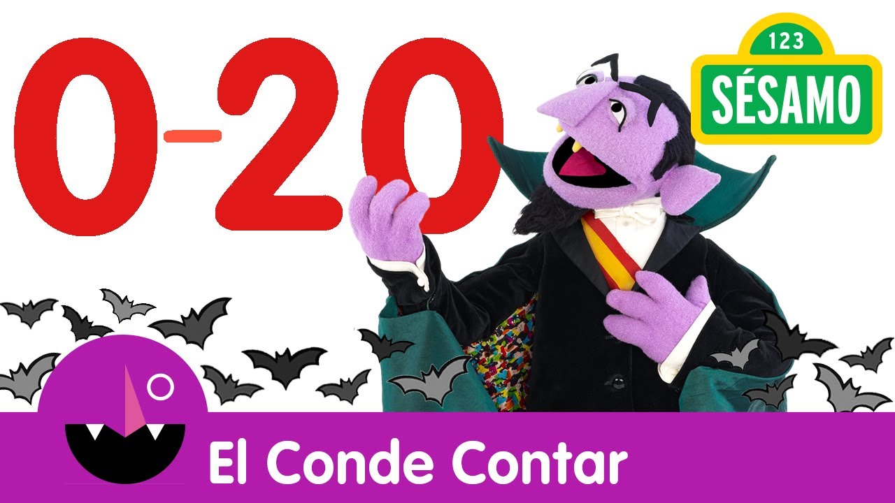 Plaza Sésamo: 20 minutos contando con el Conde Contar del 0 al 20 ...