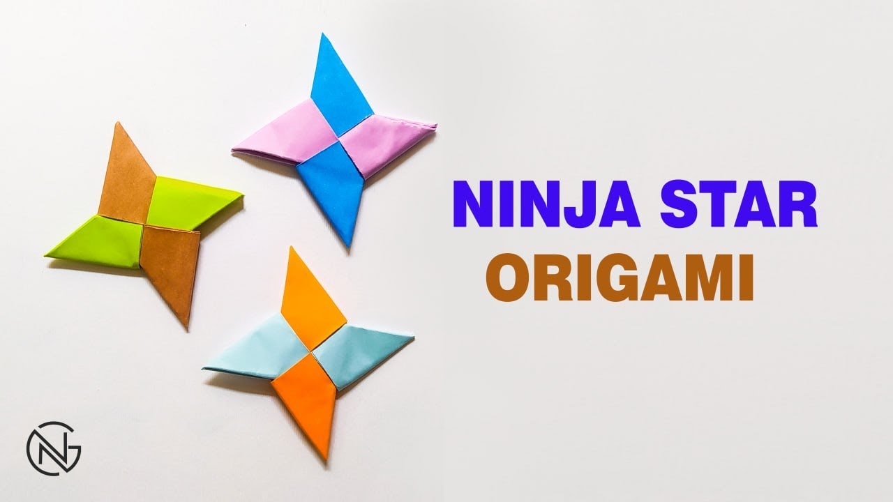 Origami Ninja Star Tutorial - Simple origami for children and ...