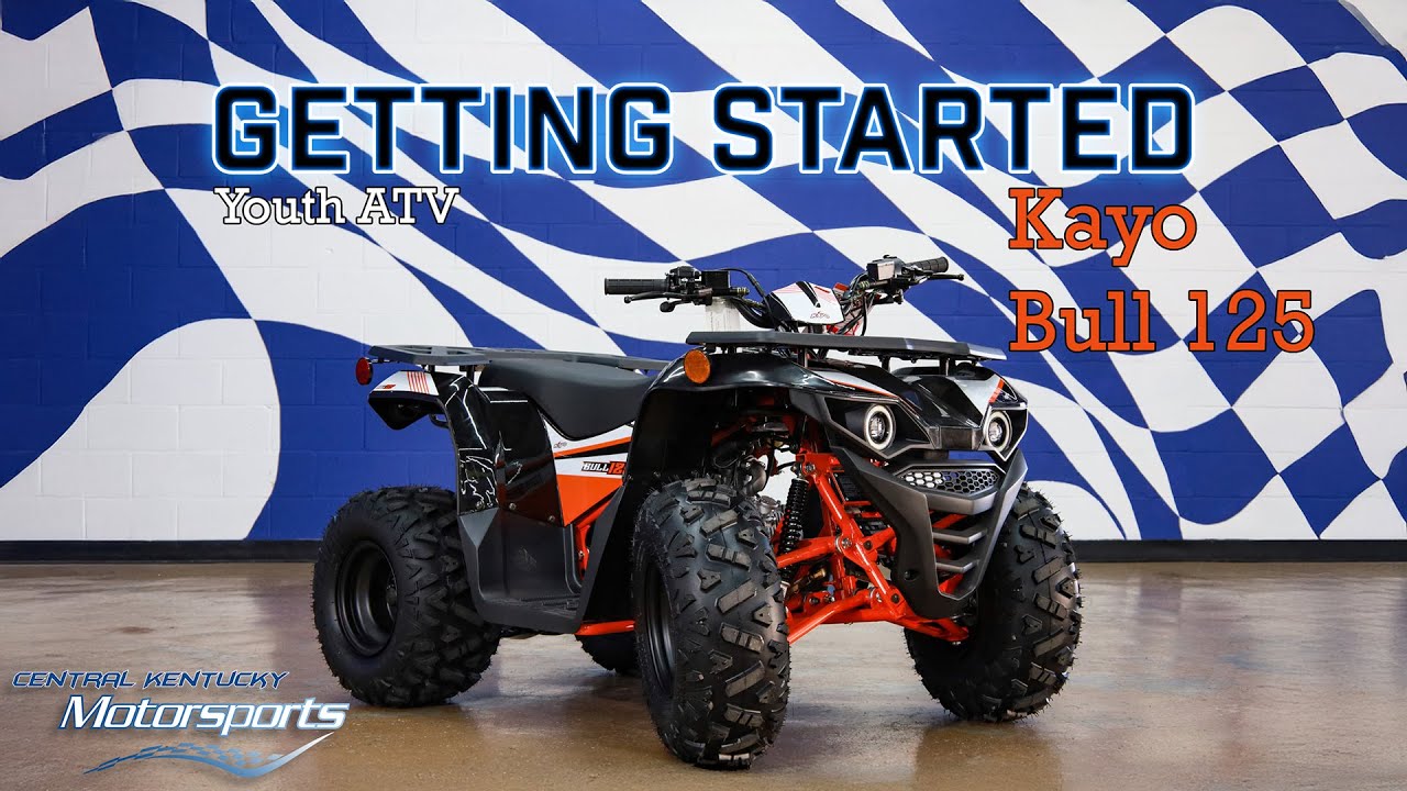 Getting Started with a Youth ATV (Kayo Bull 125) - YouTube