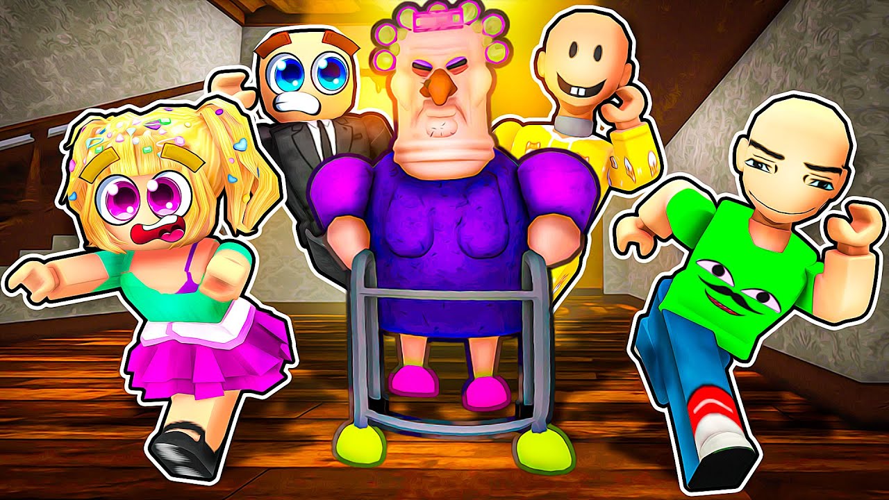 DAYCARE KIDS ESCAPE GRUMPY GRAN PART 2! | Roblox Funny Moments - YouTube