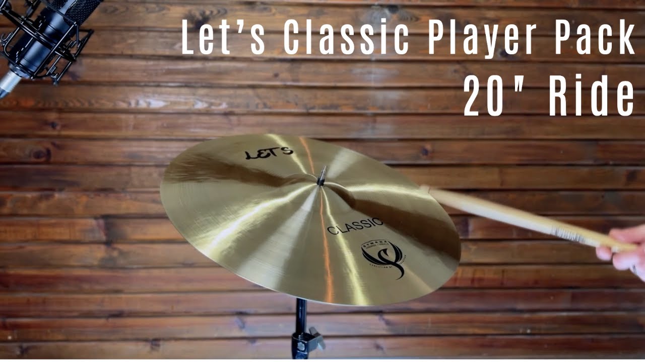 Symrna Cymbals - Let's Classic Player Pack - 20" Ride - YouTube