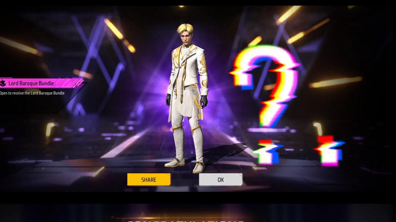 New bundle lord baroque in free fire 👀👀👀 - YouTube