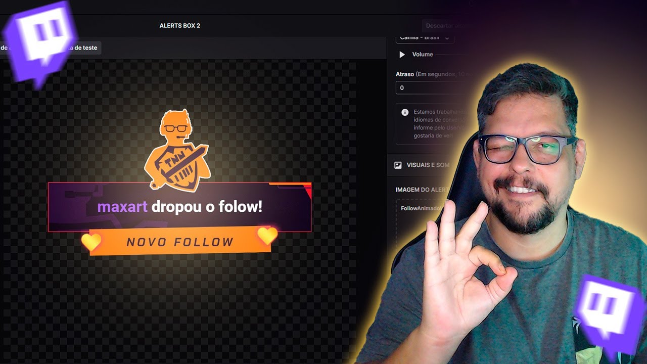 Como Configurar ALERTA PERSONALIZADO na TWITCH - YouTube