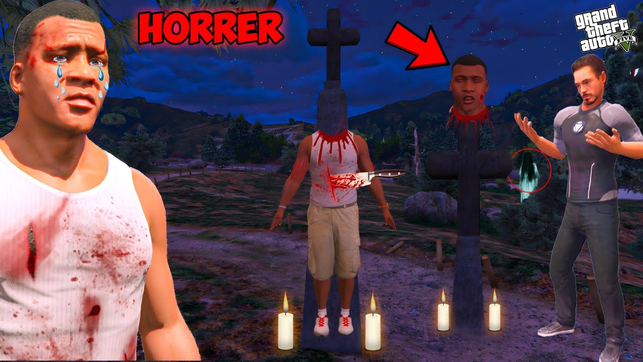 Franklin Found Horror And Scary Things In Gta 5! - YouTube