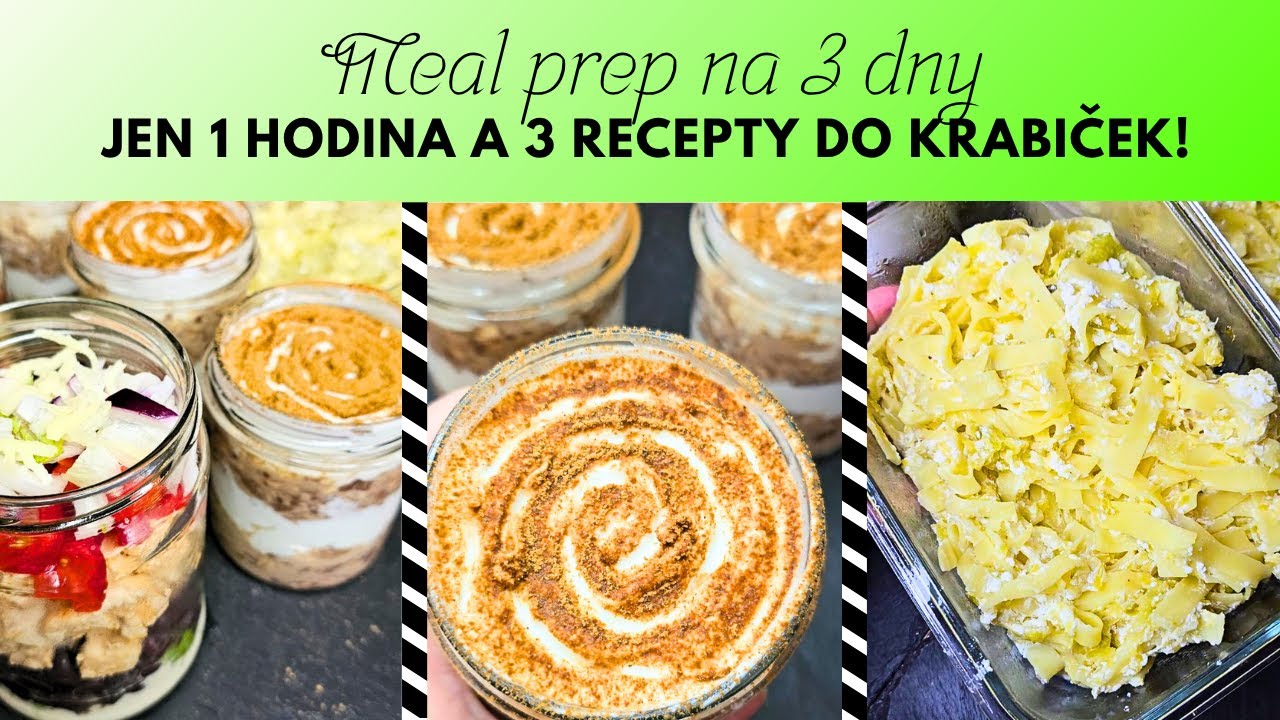 Recepty do krabiček: 3 rychlé recepty hotové za 1 hodinu! - YouTube