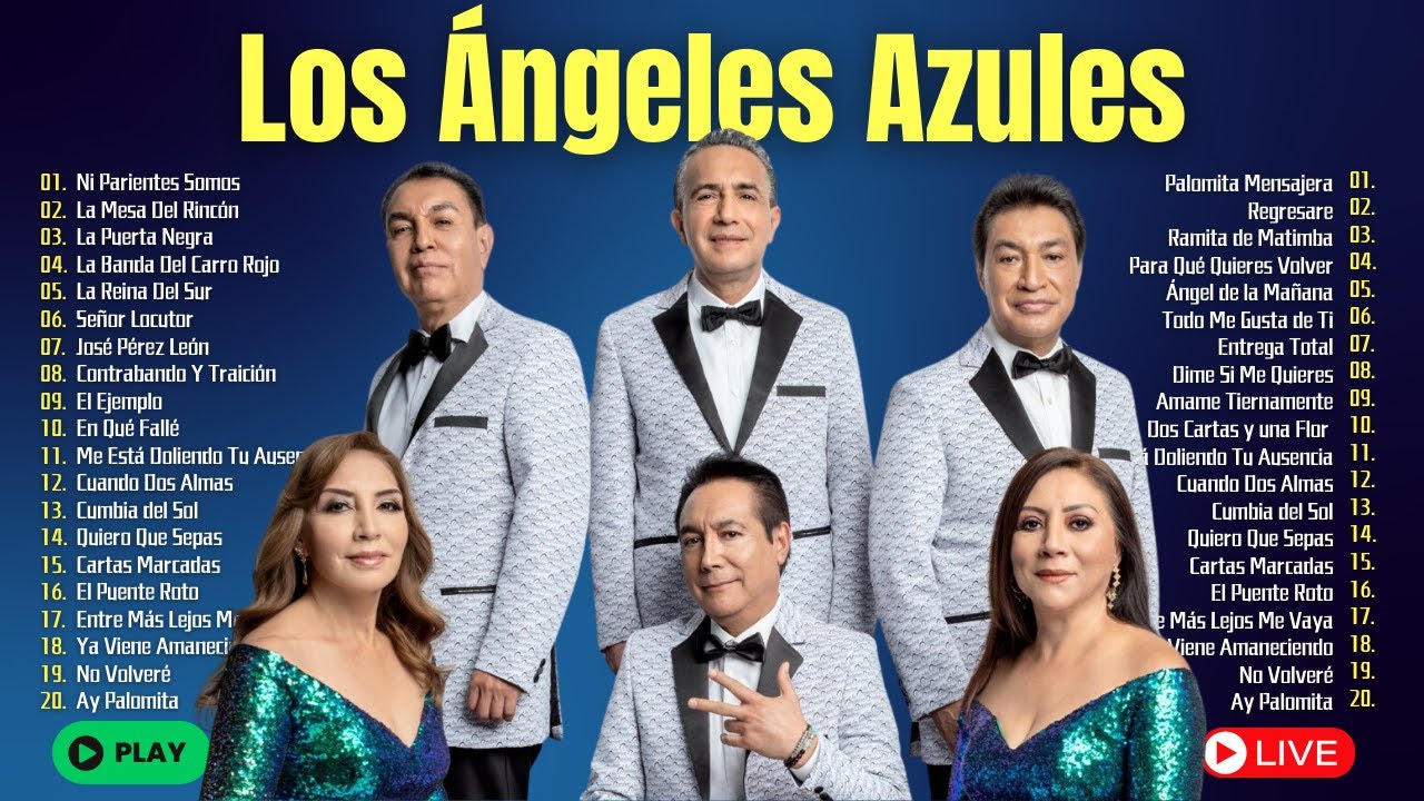 Los Ángeles Azules 2024: MEZCLA ÉPICA de Grandes Éxitos ~ Las Mejores ...