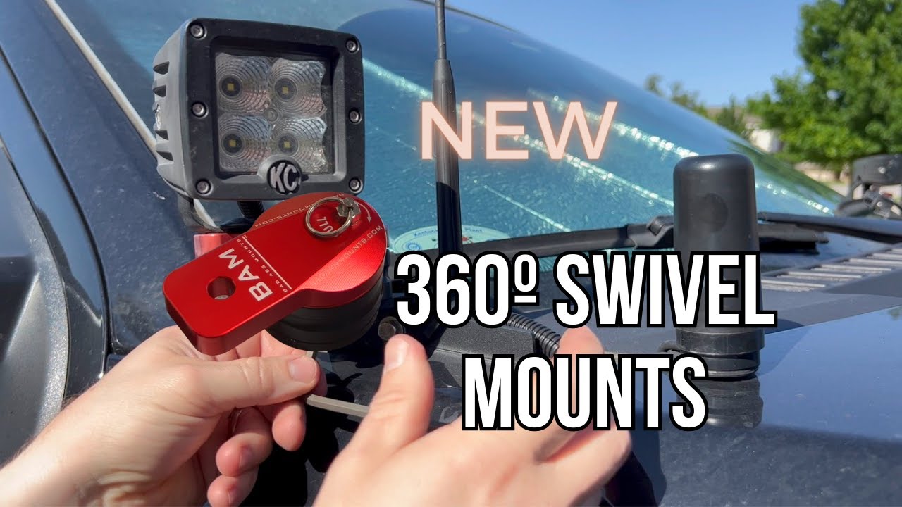 NEW BAM 2.0 360º Swivel Mount Install on Super Duty Tremor - YouTube