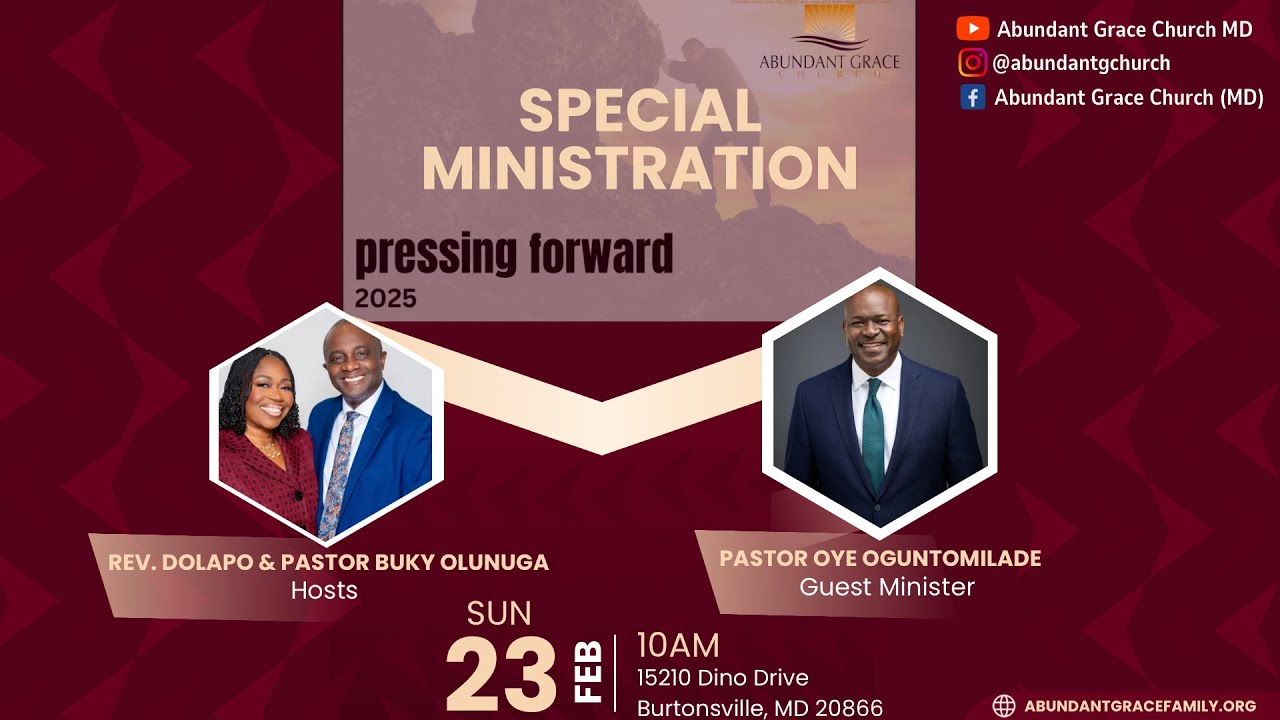 2025 February 23rd Transformation Service | Special Ministration ...