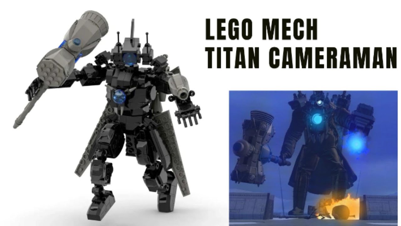 Titan Cameraman upgrade lego MOC #skibiditoilet #titancameraman # ...