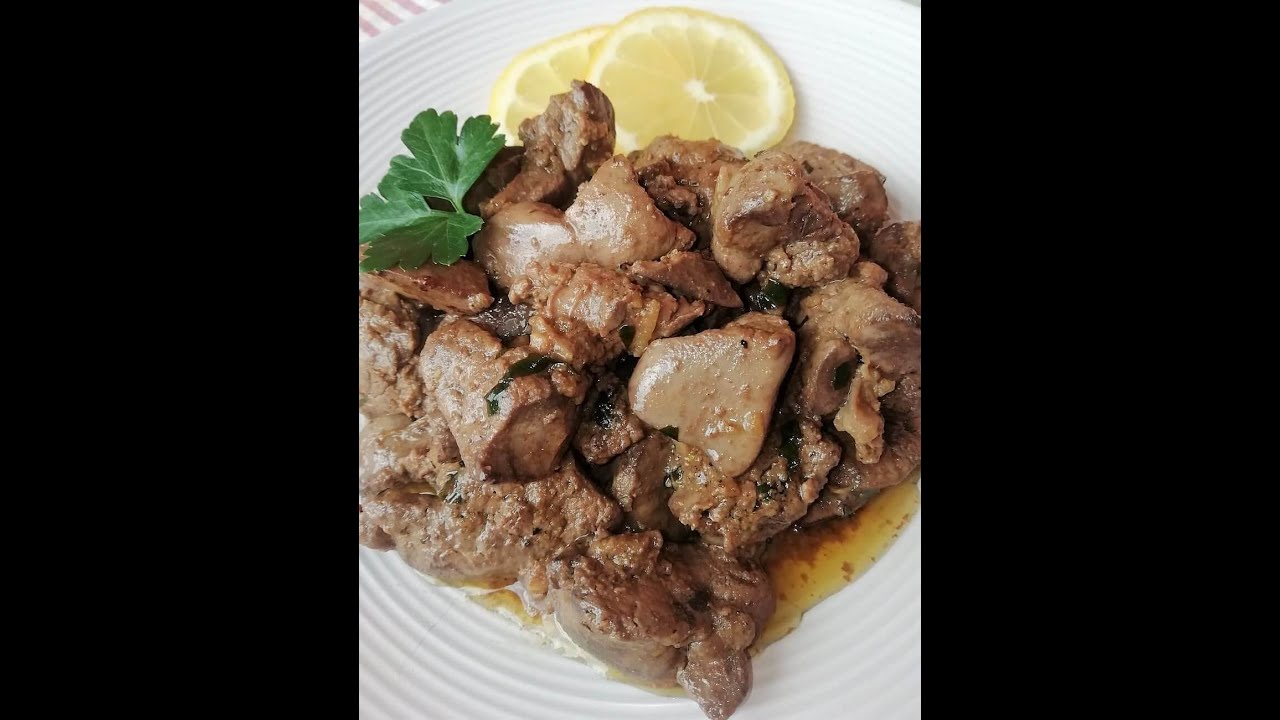 FEGATINI DI POLLO ALLA VENEZIANA - YouTube