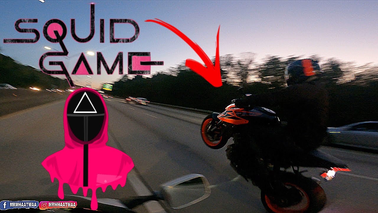 SQUID GAME Crazy Motorcycle Stunts - YouTube