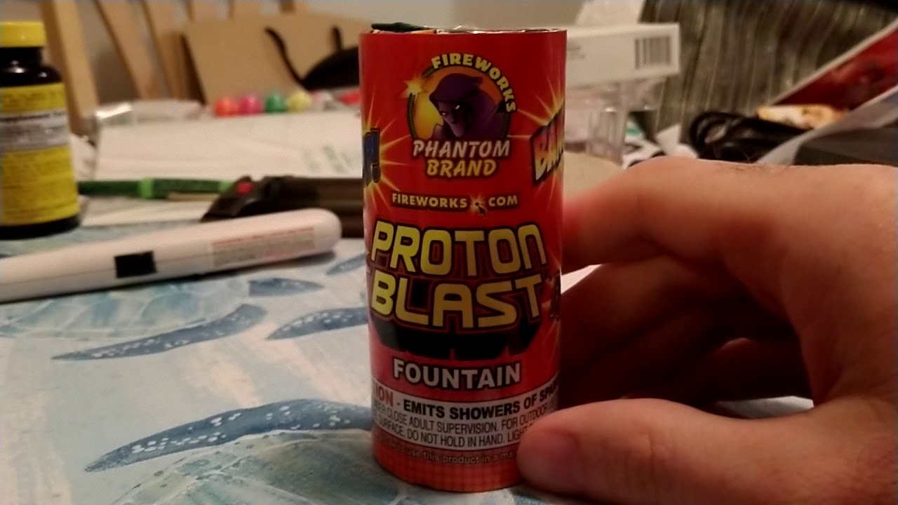 Proton Blast(Red) from Phantom Fireworks - YouTube