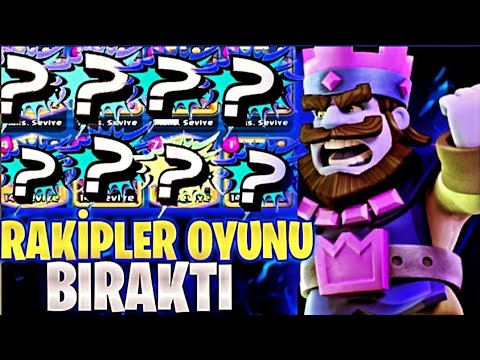 Kullandığım Deste Yüzünden Rakipler Maçı Bıraktı #clashroyale