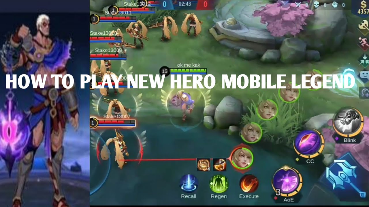 How to play new hero mobile legend 🙀 - YouTube