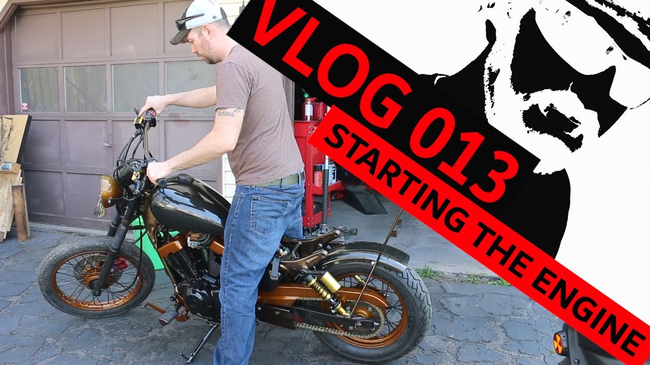 BOBBER BUILD - STARTING THE ENGINE - YAMAHA XV250 VIRAGO VLOG 013 - YouTube