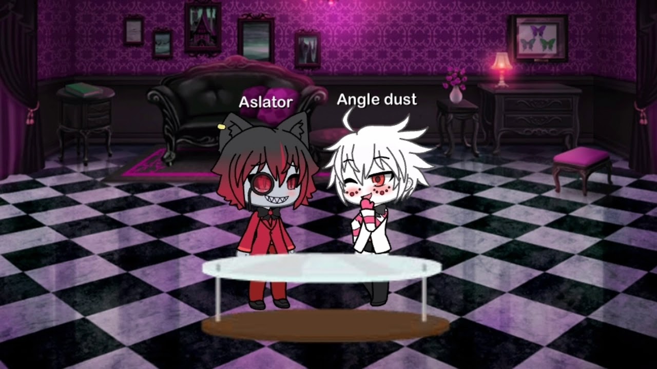 Angle dust flirts with Alastor (Gacha life x Hazbin hotel) READ DESC ...