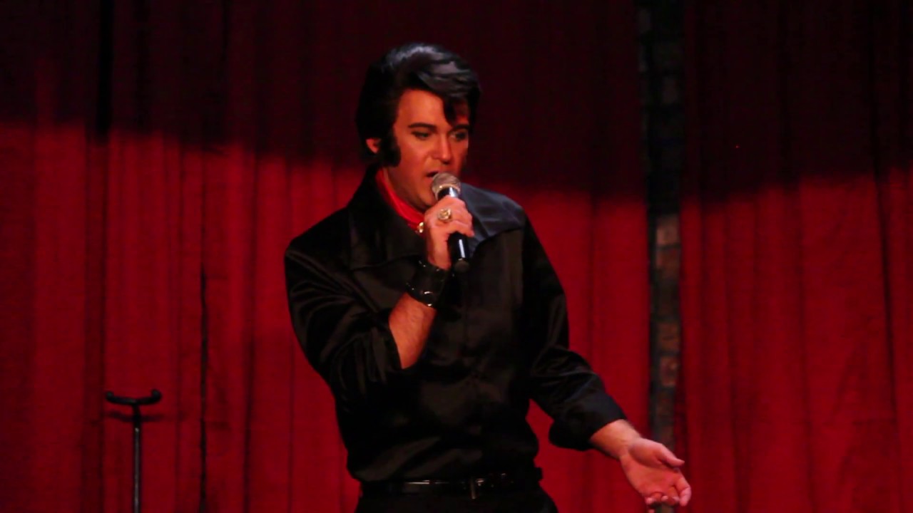 Gib Maynard sings Promised Land Dad's Place Elvis Week 2018 - YouTube