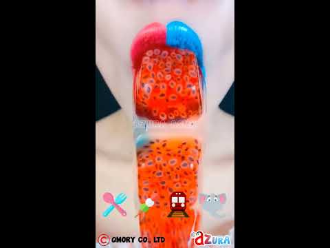 Close Up Lip Eating Yummy Sweet Food Video - ASMR Satisfying Sounds ...