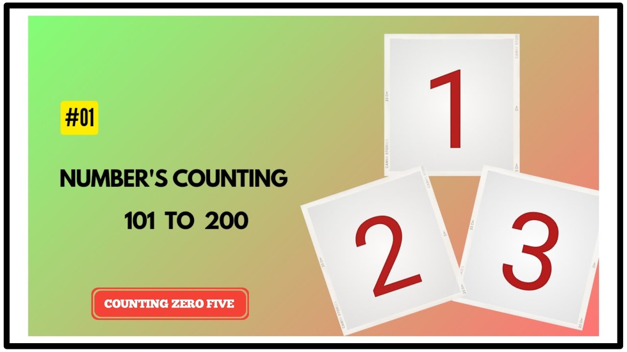 Counting to 200 Songs For Kindergarten 😻 | One Two Three | Learn ...