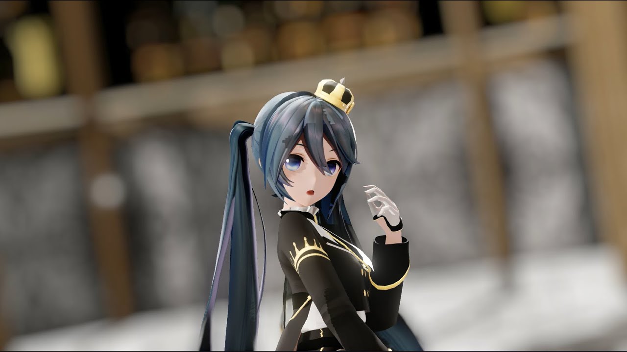 【MMD】 踊 Odo /【YYB Hatsune Miku Crown Knight】 - YouTube