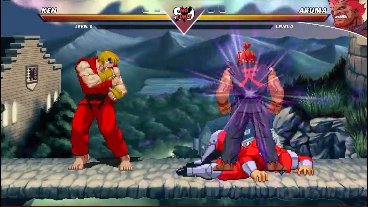 STREET FIGHTER KEN vs AKUMA #streetfighter6 #streetfighter # ...