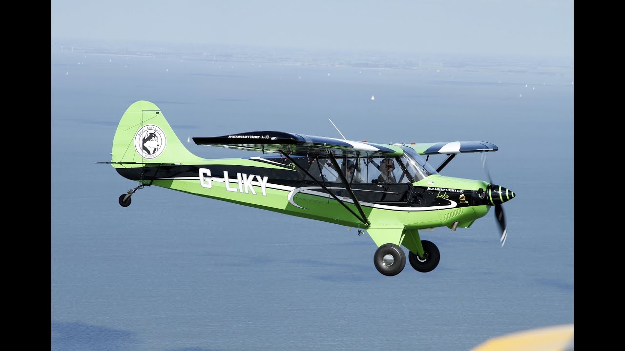 Aviat Husky from New York to RAF Coningsby - YouTube