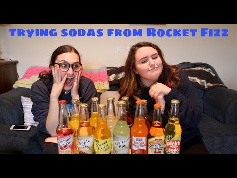 WE TRIED THE BEST AND WORST SODA FLAVORS (Rocket Fizz) - YouTube