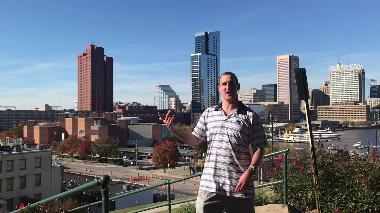 VIEW - TOUR of FEDERAL HILL PARK in BALTIMORE, MARYLAND USA 🇺🇸 - UP ...