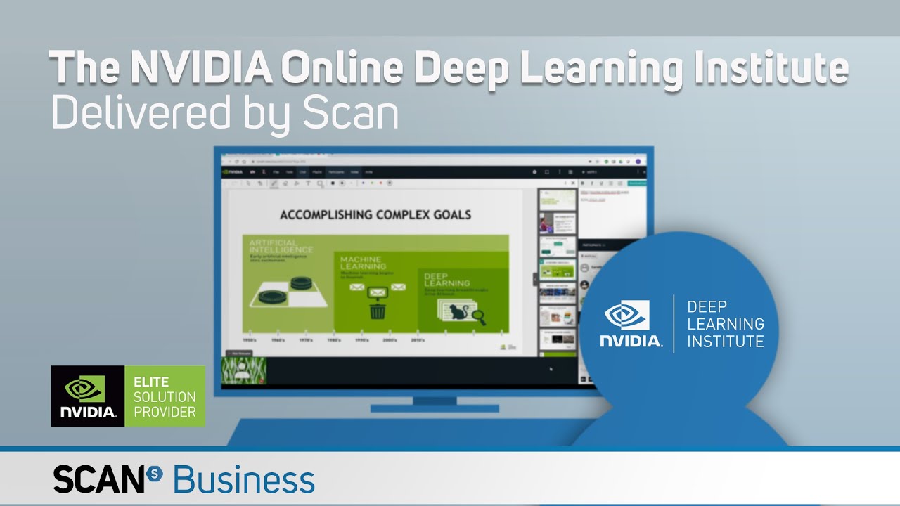 The Online NVIDIA Deep Learning Institute - Hosted by Scan - YouTube