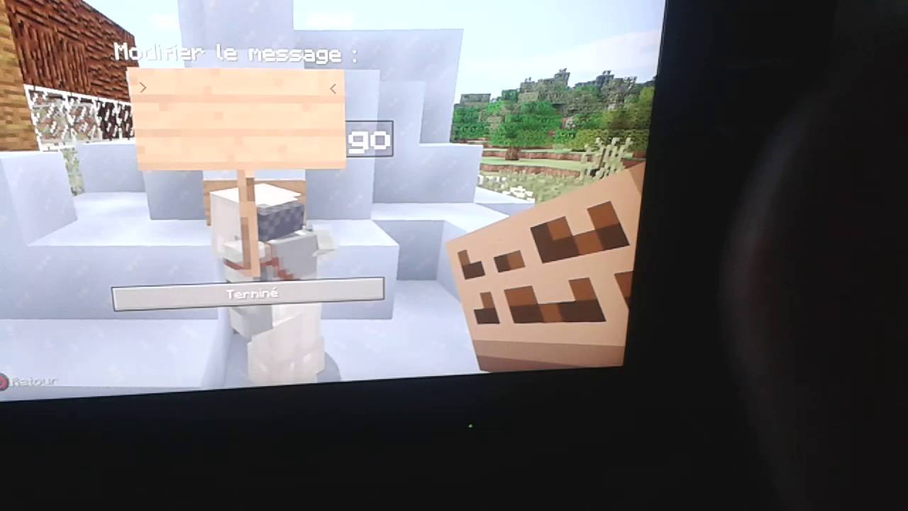 Comment changer la couleur des panneau sur minecraft édition ps3 - YouTube