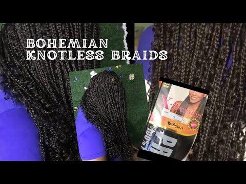 Bohemian Knotless Braid Tutorial, The Easy and Affordable Way**must ...