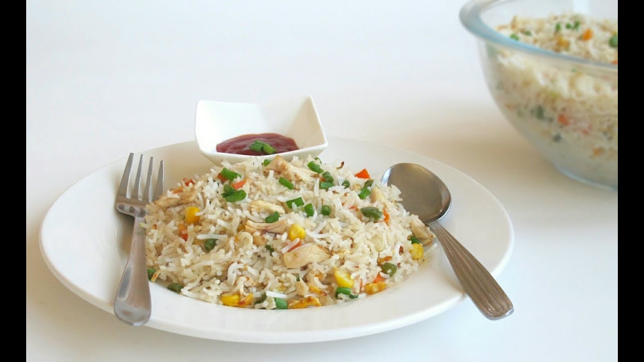 Restaurant Style Chicken Fried Rice //ചിക്കൻ ഫ്രൈഡ് റൈസ് // Recipe:37 ...