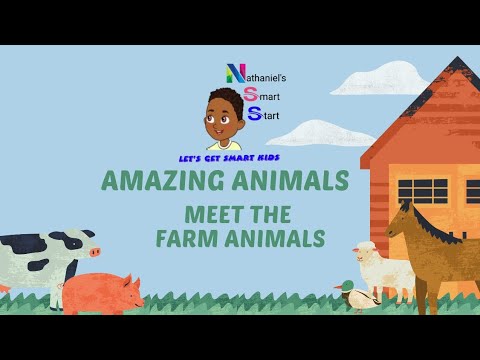 Meet The Farm Animals | Amazing Animals | Nathaniel's Smart Start | Let ...