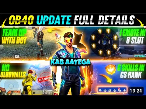 OB40 Update Free Fire Full Details | OB40 Update Kab Aayega | Free Fire ...