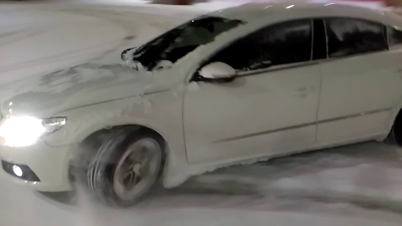 Passat cc Snow drift - YouTube