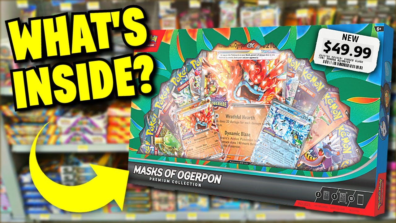 What's In Pokemon's Masks of Ogerpon Premium Collection? - YouTube