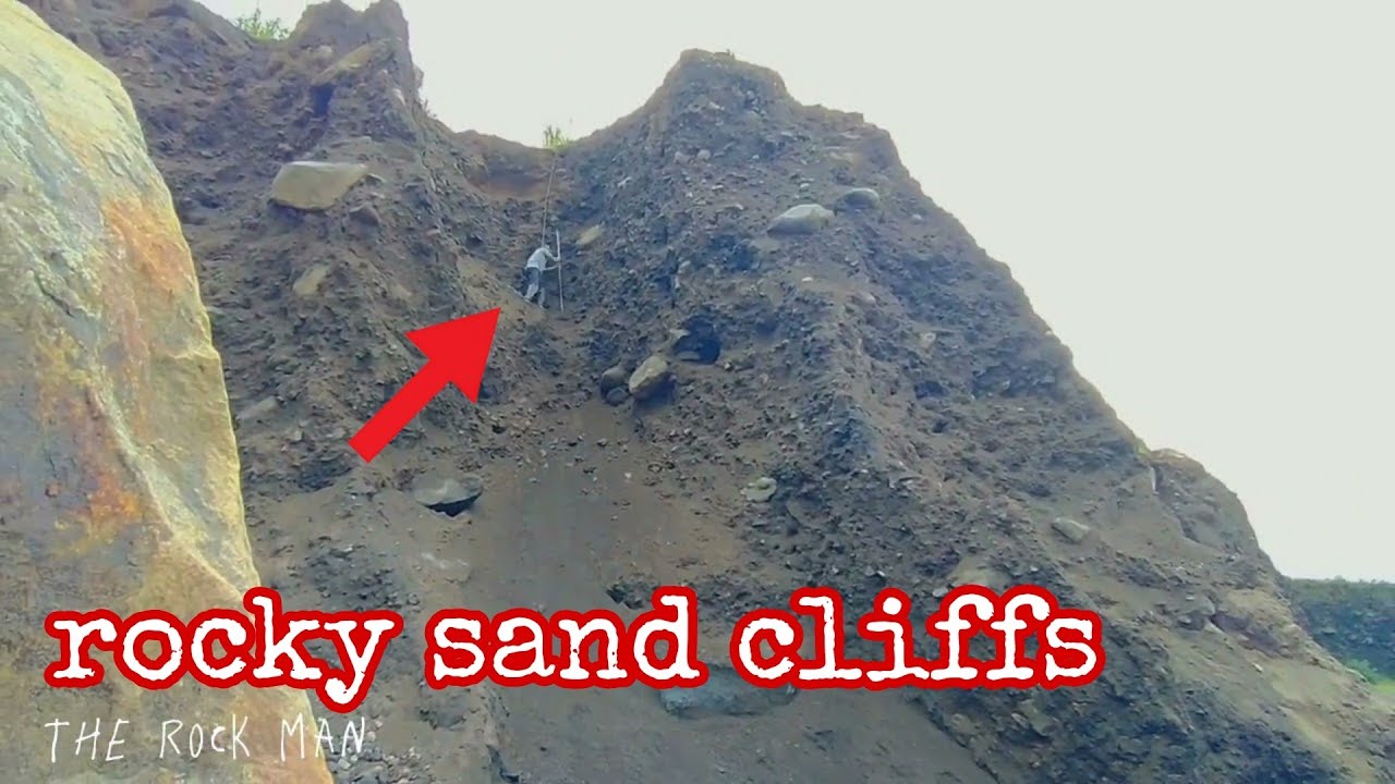 dig rock cliff‼️sindoro mountain sand mine - YouTube