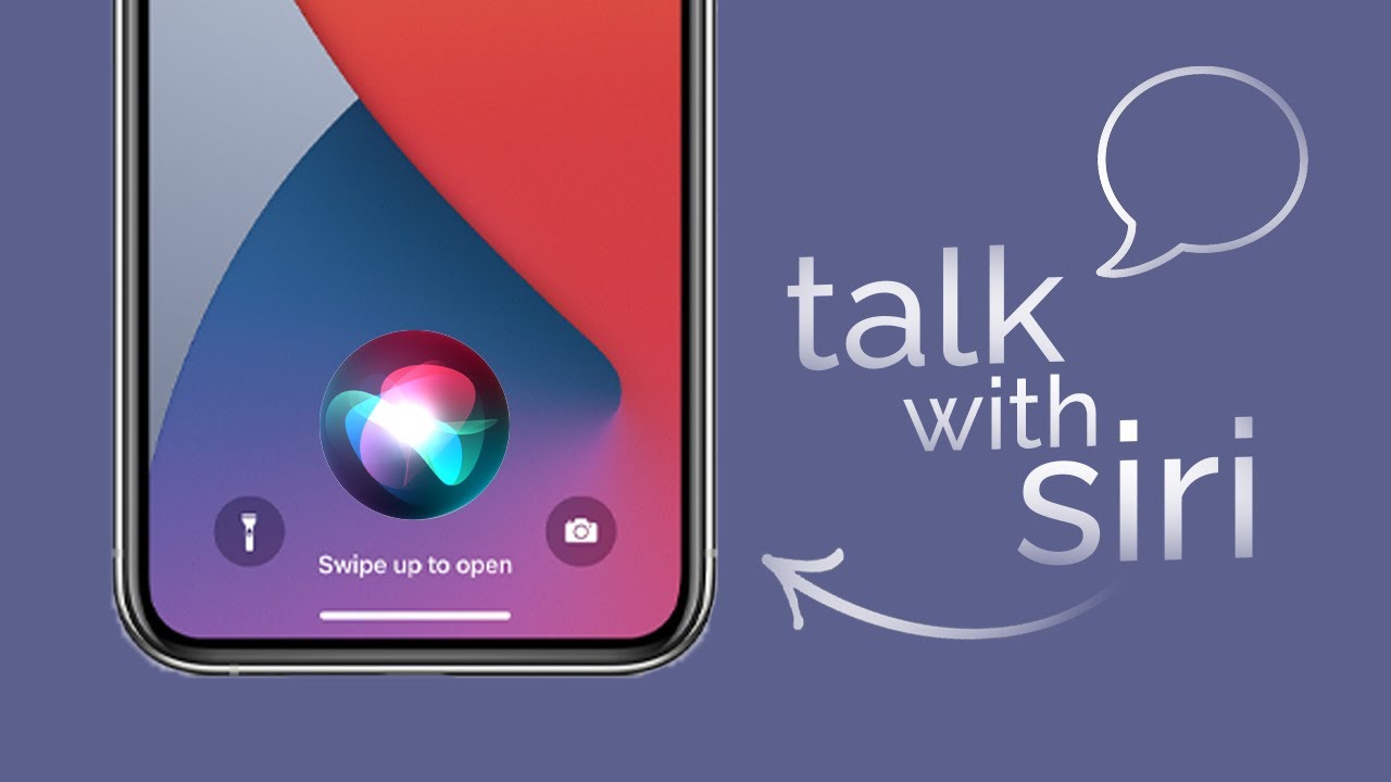 How to Talk with Siri on iPhone (tutorial) - YouTube