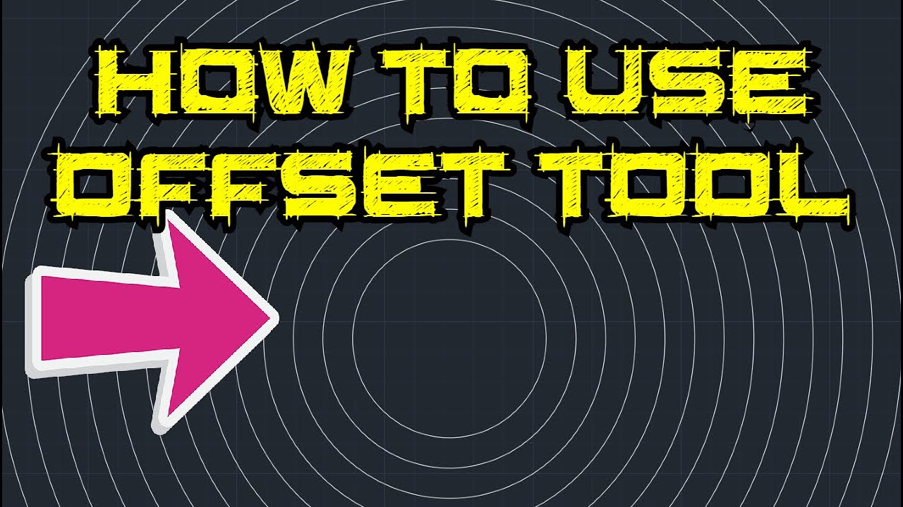 AutoCAD 2023 Tutorial - How To Use The Offset Tool - YouTube