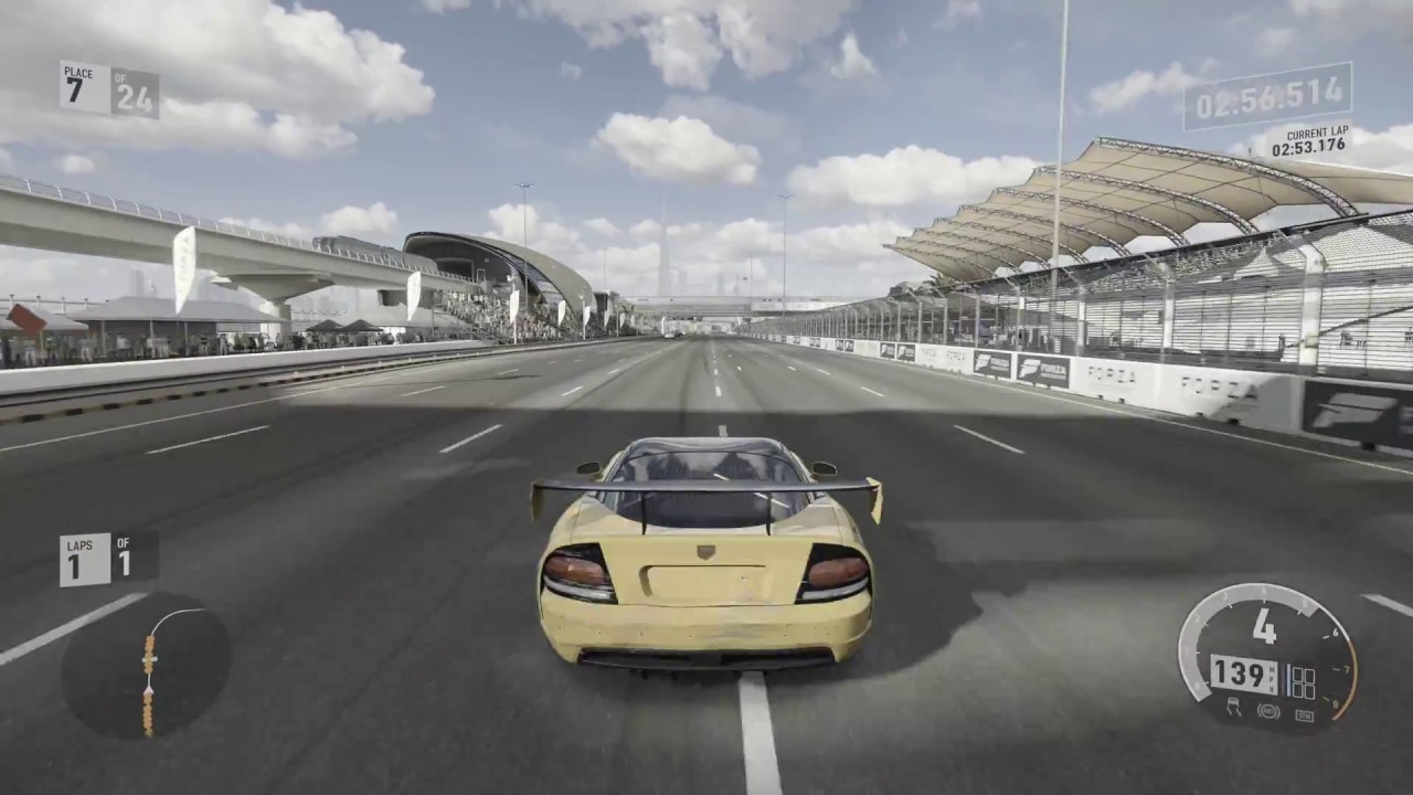 Forza 7 Motorsport - Dubai Full Circuit Dodge Viper FE (4K) Gameplay ...