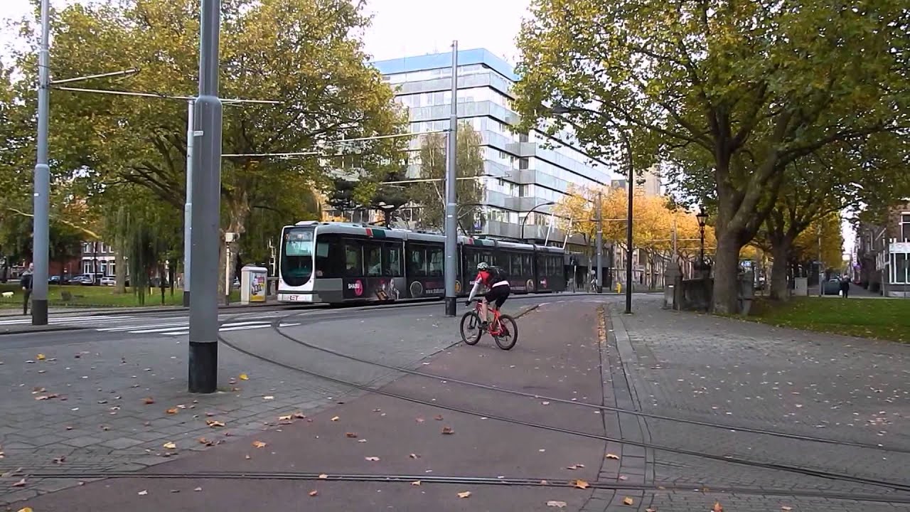 Omgeleide RET trams lijn 21 en 24 Rotterdam - YouTube