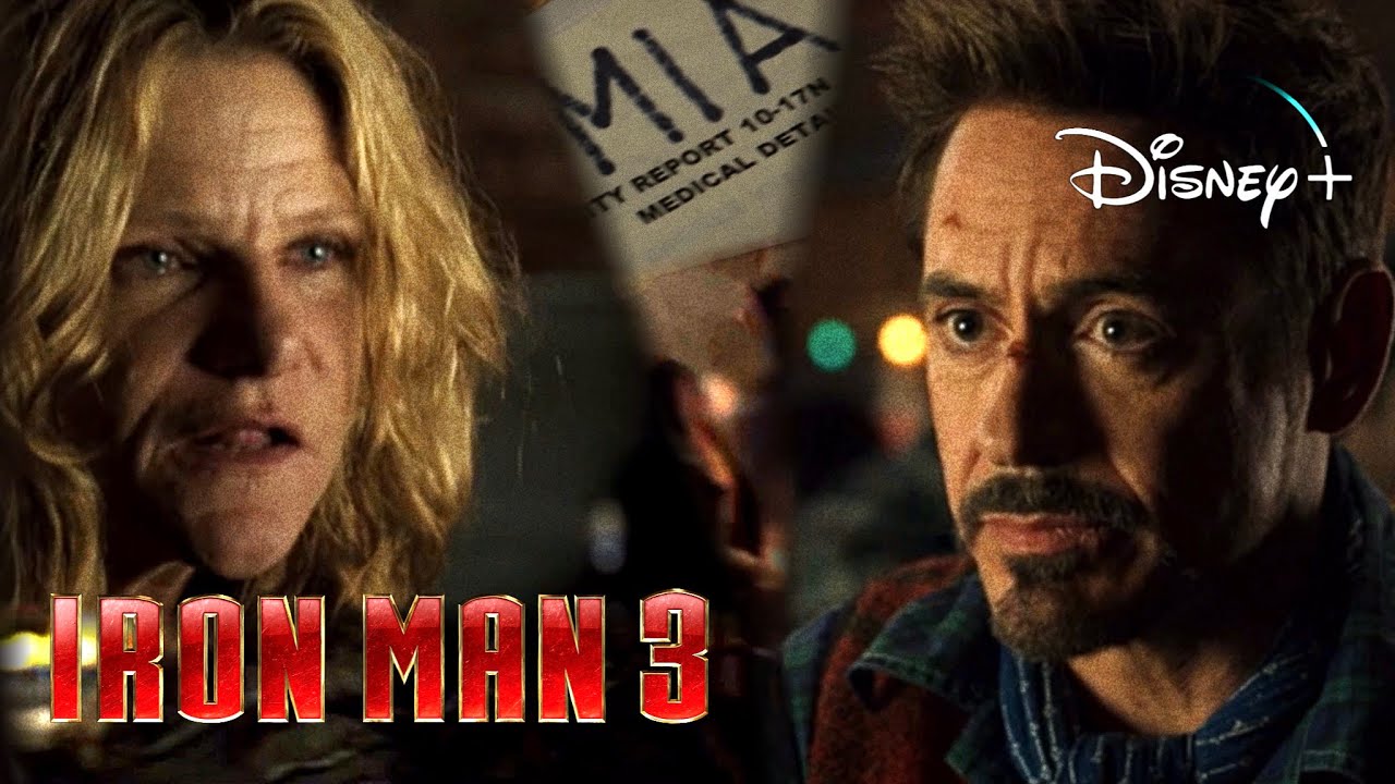 Iron-Man 3 | Tony Meets Mrs Davis - Bar Scene | Disney+ [2013] - YouTube